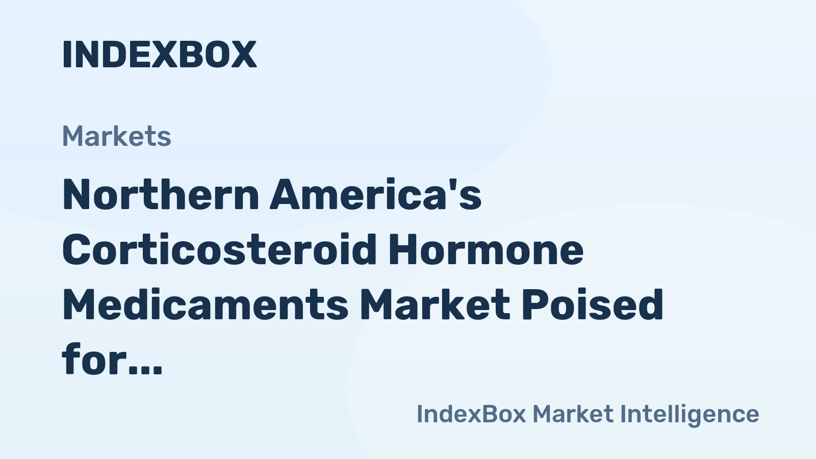 Northern America's Corticosteroid Hormone Medicaments Market Poised for Steady Growth With 2.5% Volume CAGR