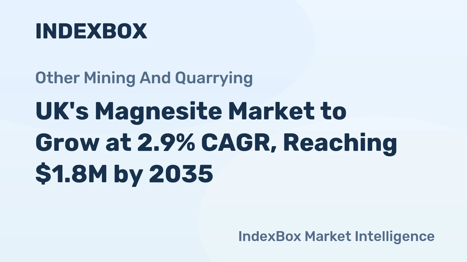 UK's Magnesite Market to Grow at 2.9% CAGR, Reaching $1.8M by 2035