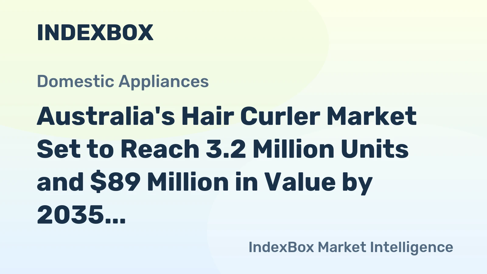 Australia's Hair Curler Market Set to Reach 3.2 Million Units and $89 Million in Value by 2035