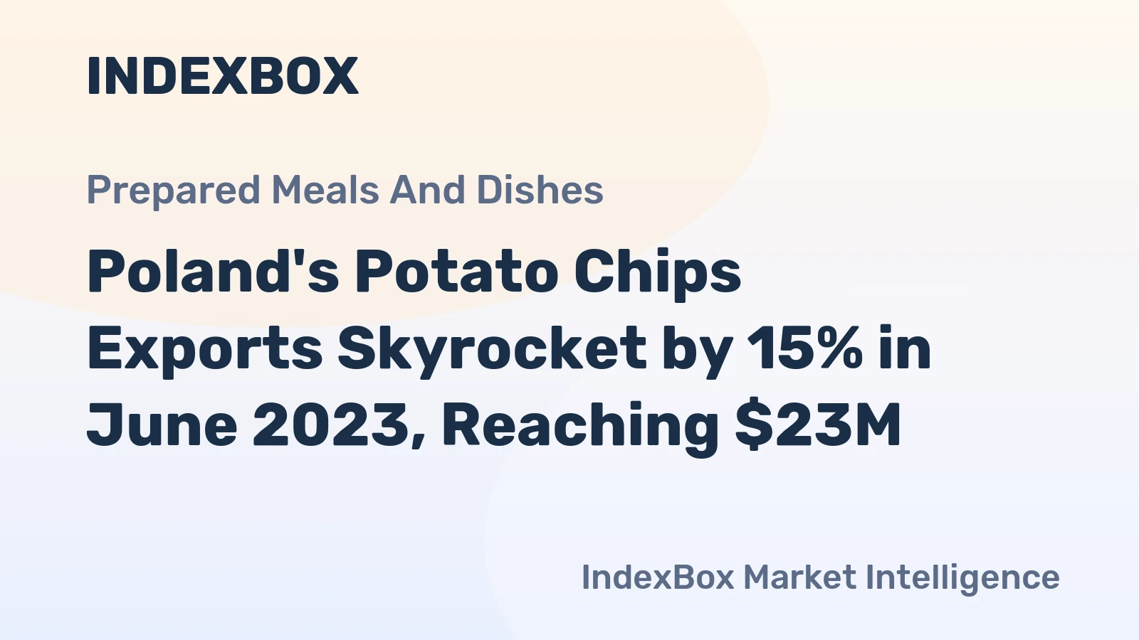 Poland's Potato Chips Exports Skyrocket by 15% in June 2023, Reaching $23M