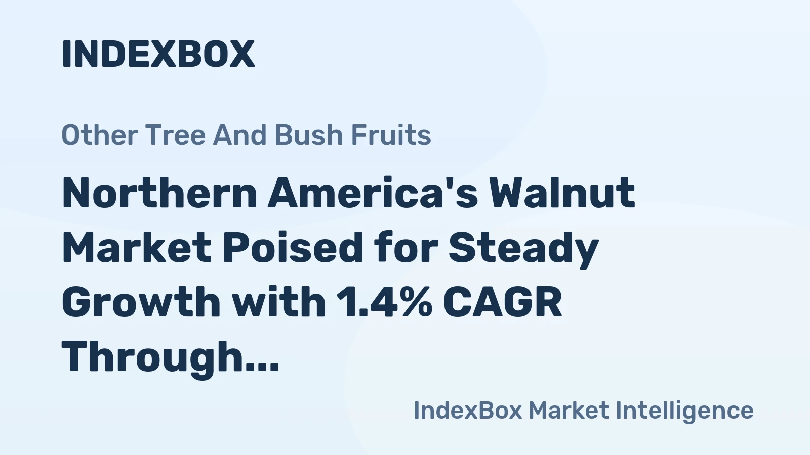 Northern America's Walnut Market Poised for Steady Growth with 1.4% CAGR Through 2035