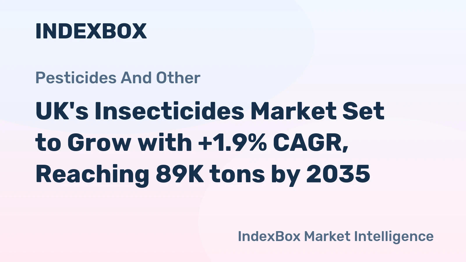 UK's Insecticides Market Set to Grow with +1.9% CAGR, Reaching 89K tons by 2035
