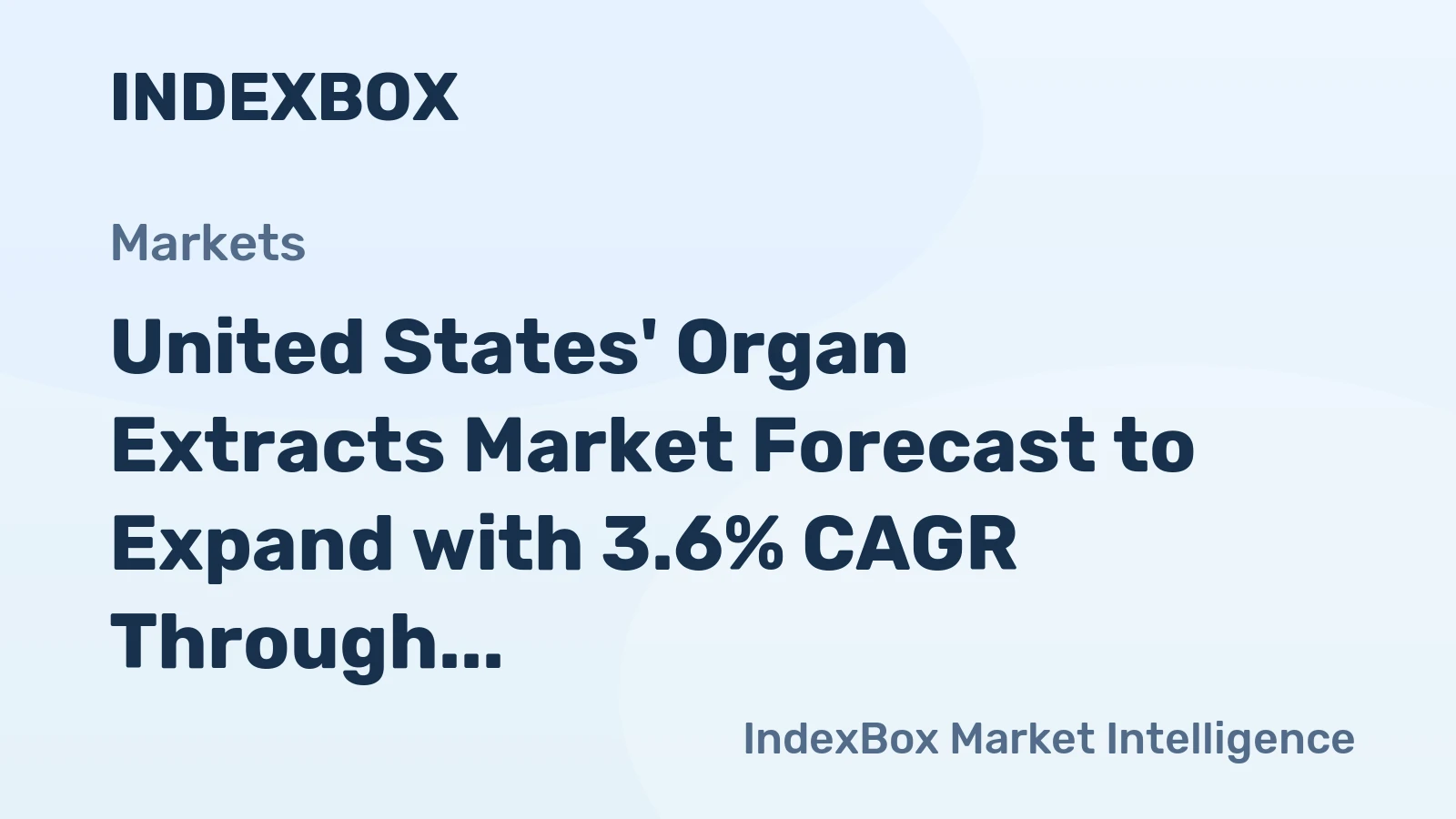 United States' Organ Extracts Market Forecast to Expand with 3.6% CAGR Through 2035