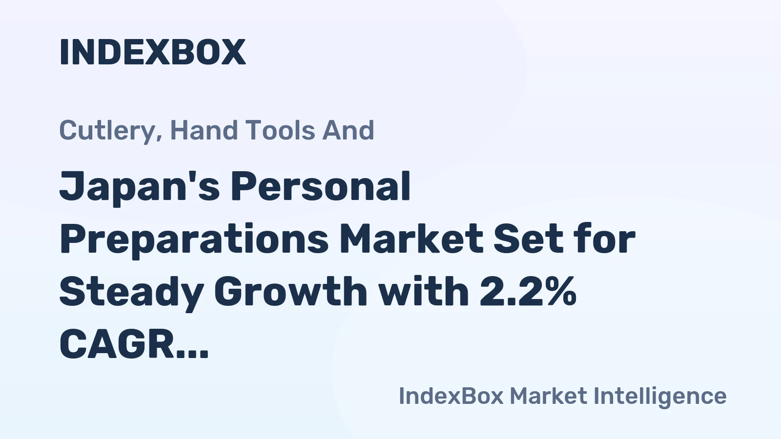 Japan's Personal Preparations Market Set for Steady Growth with 2.2% CAGR Through 2035