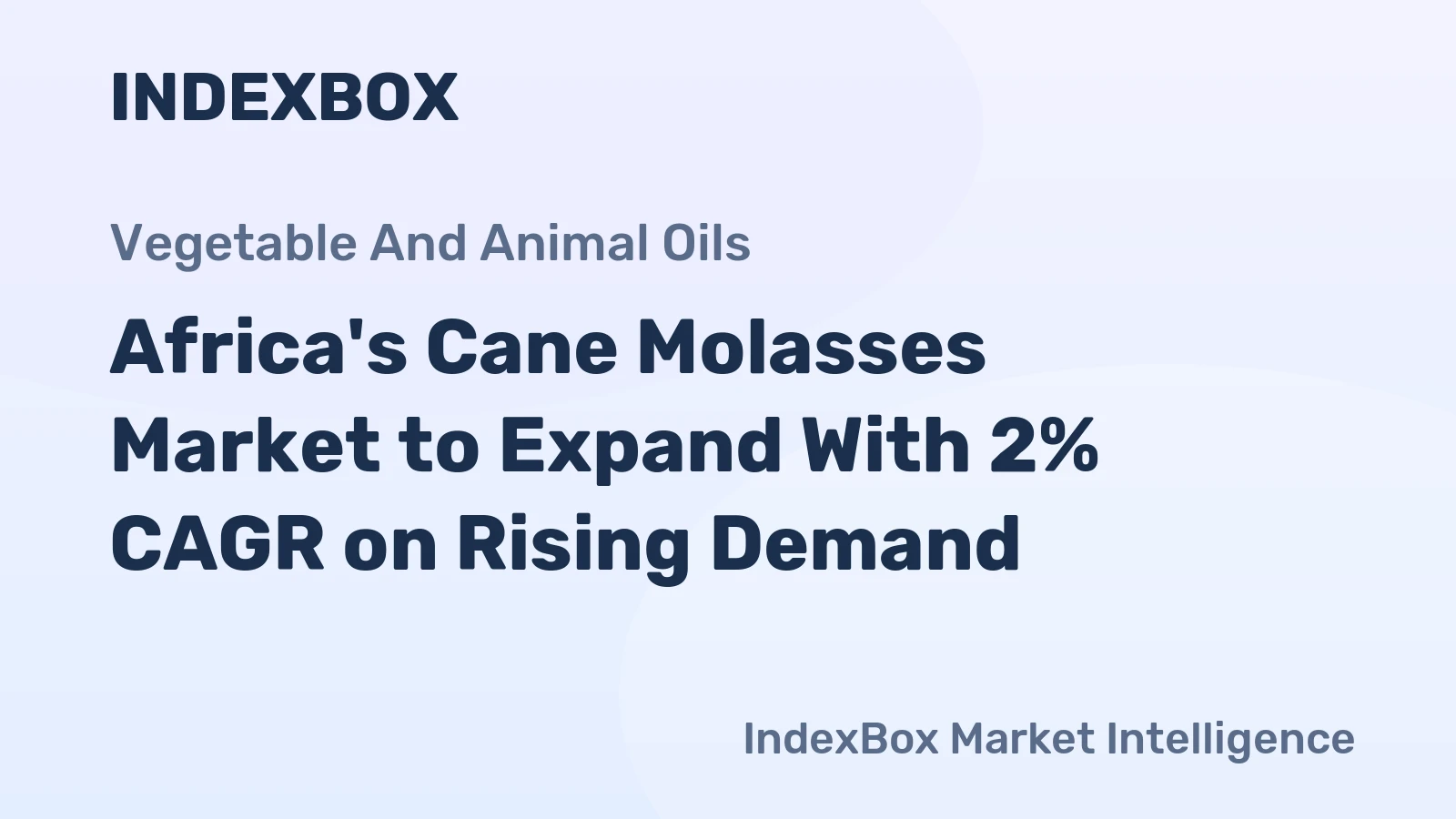 Africa's Cane Molasses Market to Expand With 2% CAGR on Rising Demand