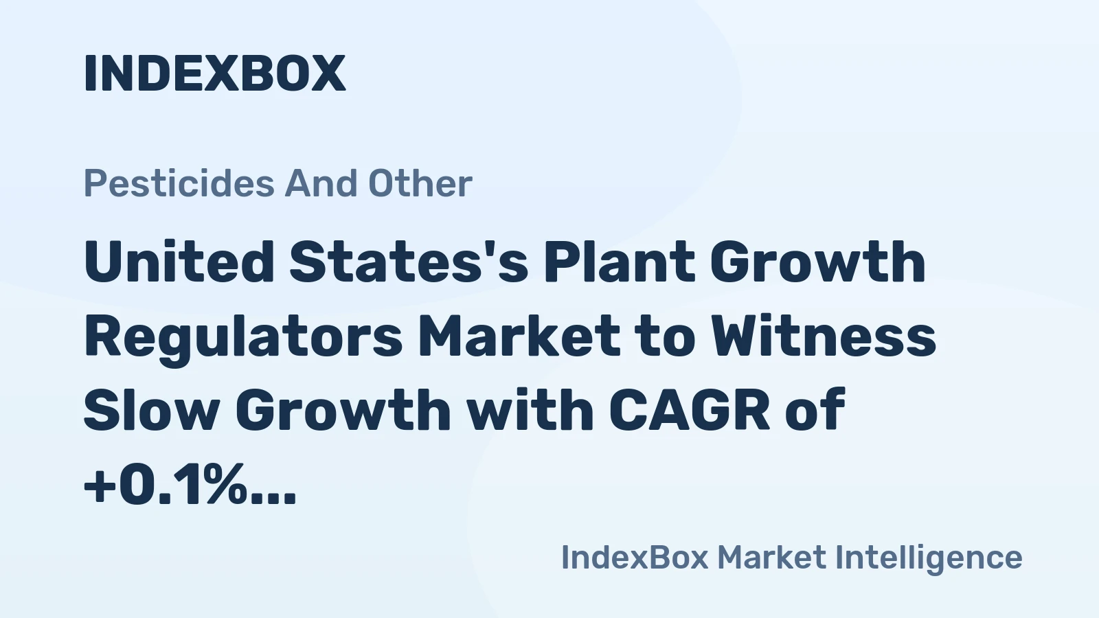 United States's Plant Growth Regulators Market to Witness Slow Growth with CAGR of +0.1% by 2035