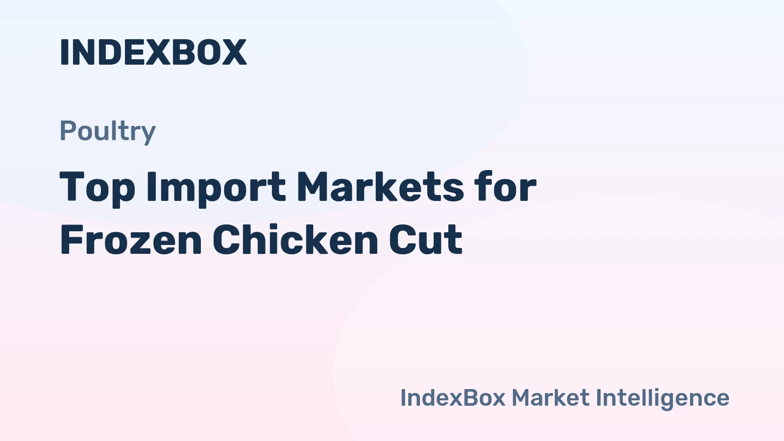 Top Import Markets for Frozen Chicken Cut