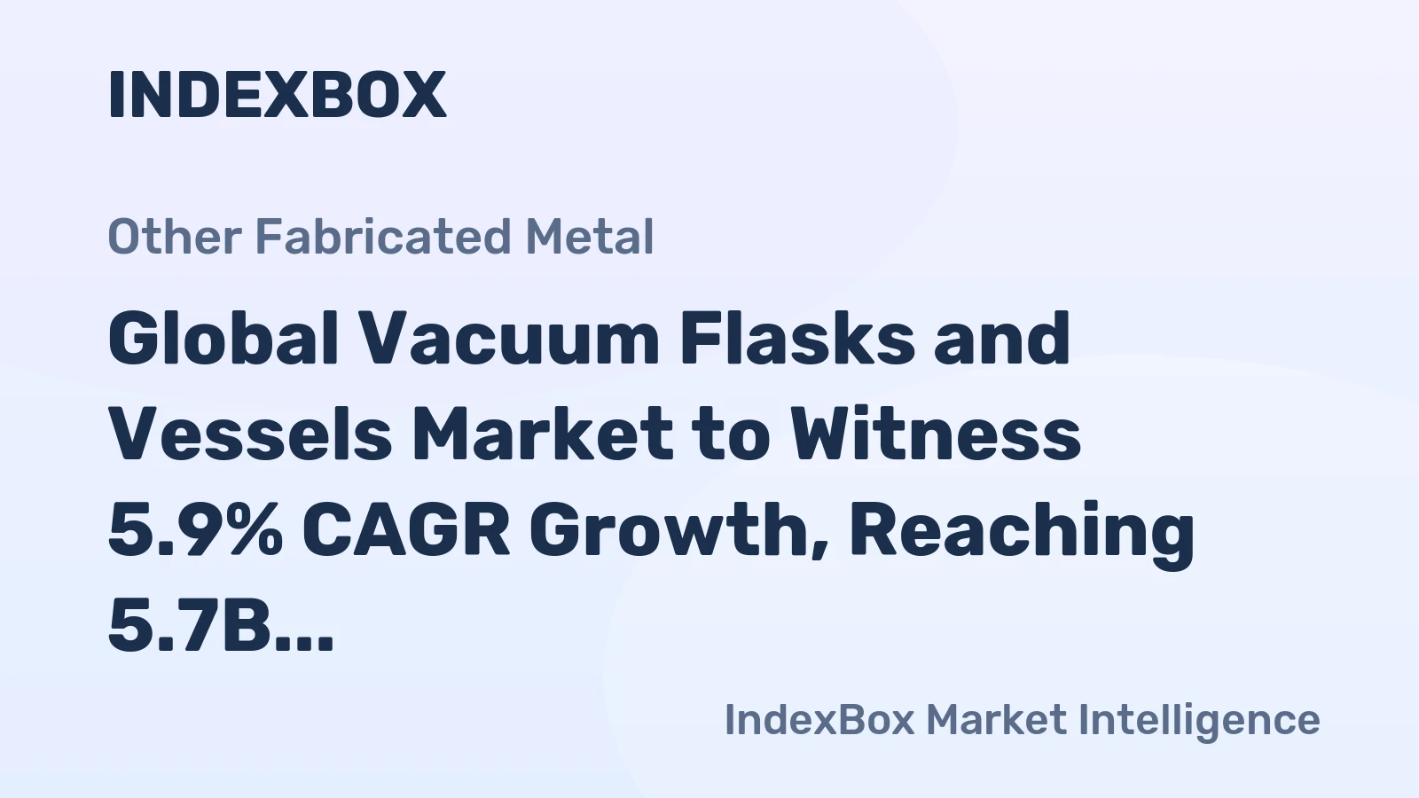 Global Vacuum Flasks and Vessels Market to Witness 5.9% CAGR Growth, Reaching 5.7B Units by 2035