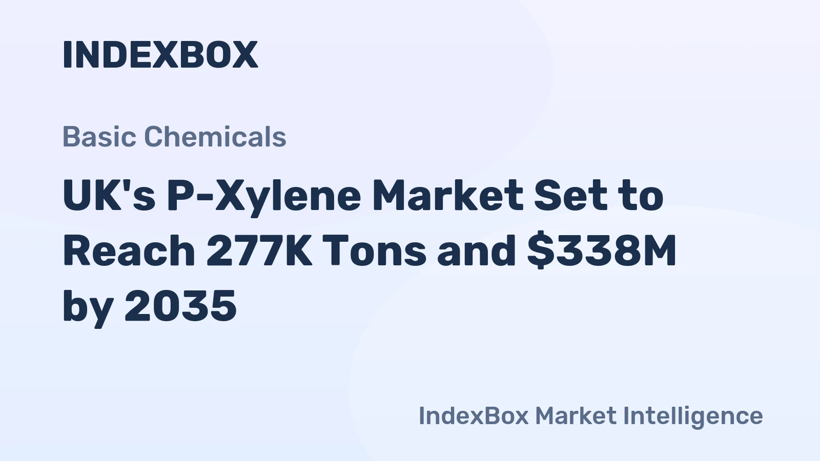 UK's P-Xylene Market Set to Reach 277K Tons and $338M by 2035