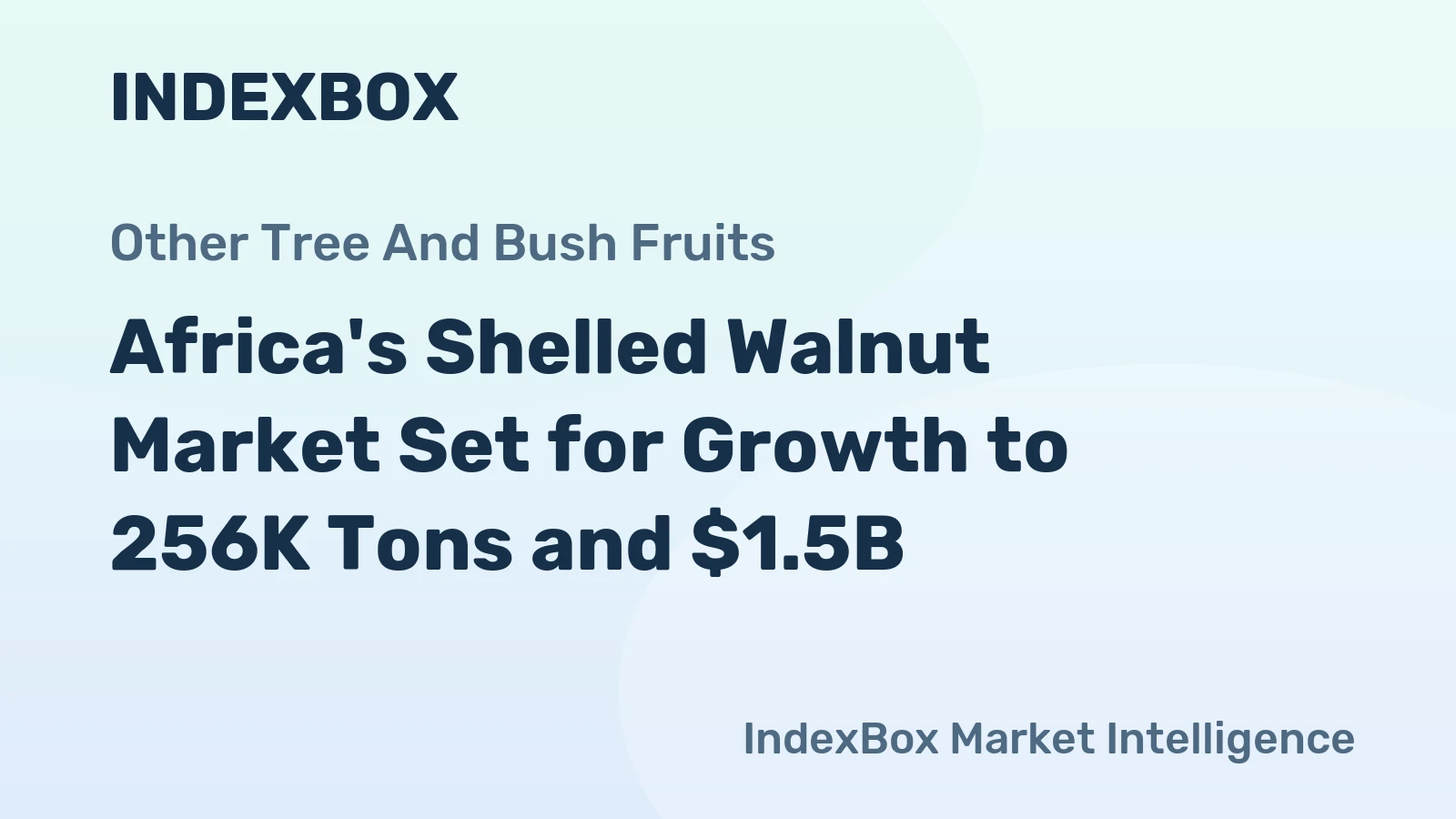 Africa's Shelled Walnut Market Set for Growth to 256K Tons and $1.5B