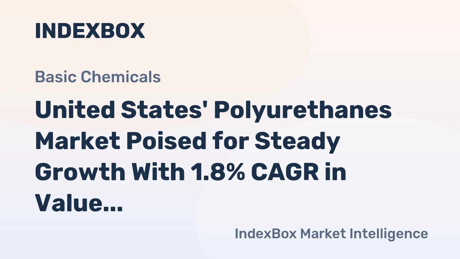 United States' Polyurethanes Market Poised for Steady Growth With 1.8% CAGR in Value Through 2035