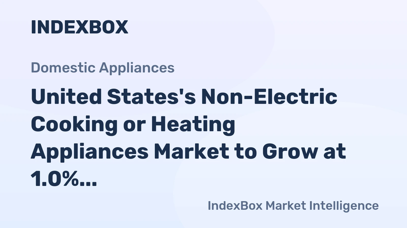 United States's Non-Electric Cooking or Heating Appliances Market to Grow at 1.0% CAGR, Reaching 33M Units by 2035