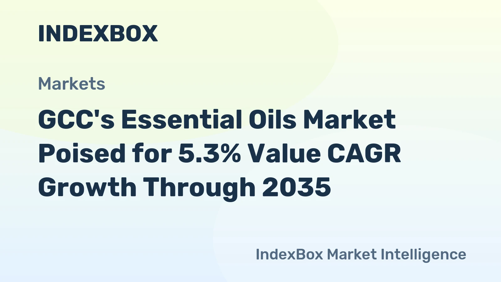 GCC's Essential Oils Market Poised for 5.3% Value CAGR Growth Through 2035