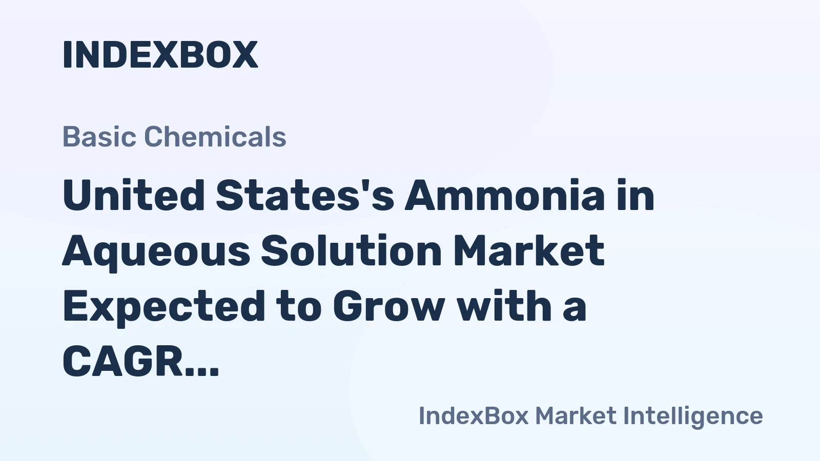 United States's Ammonia in Aqueous Solution Market Expected to Grow with a CAGR of +2.0% by 2035