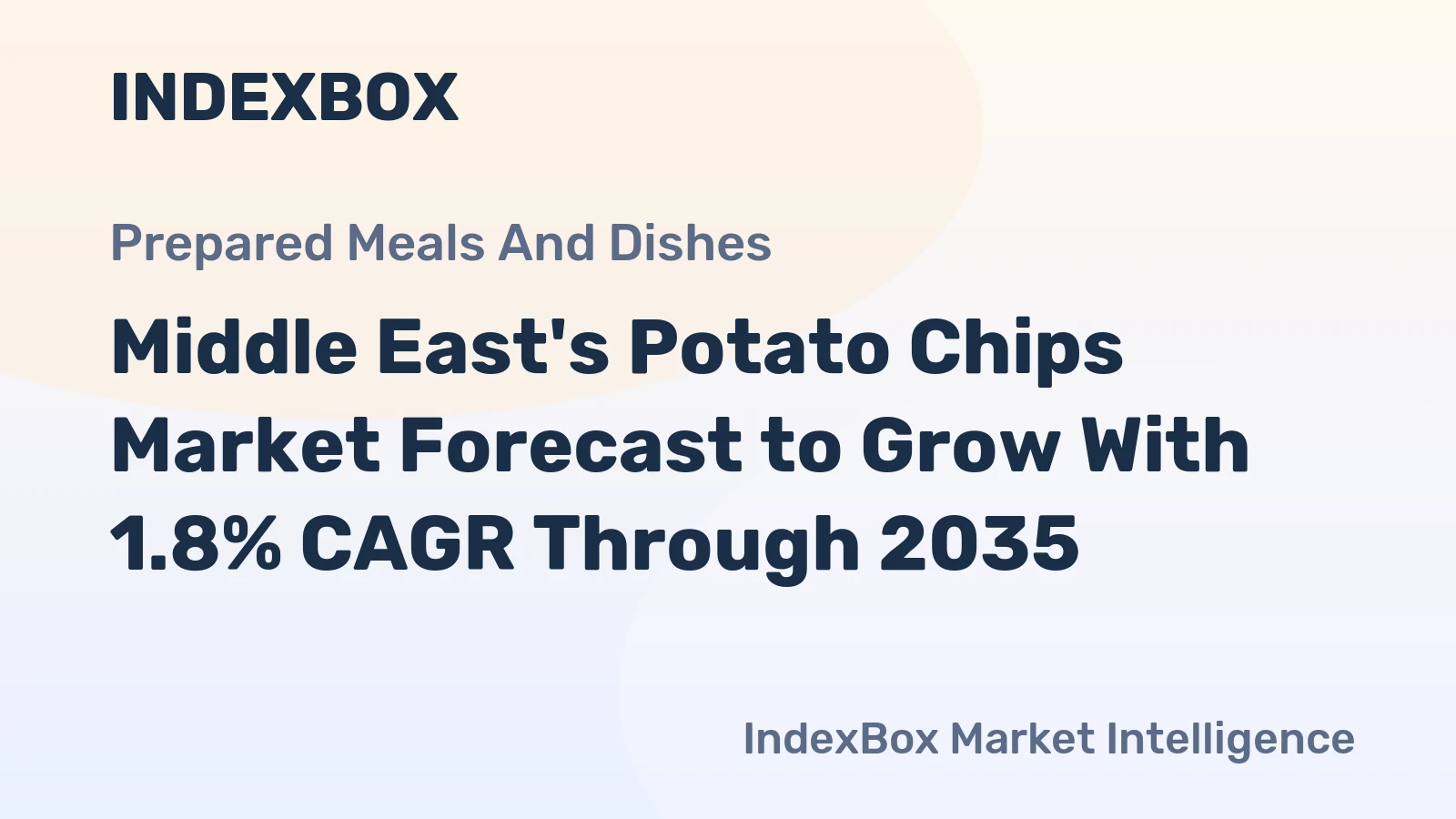 Middle East's Potato Chips Market Forecast to Grow With 1.8% CAGR Through 2035