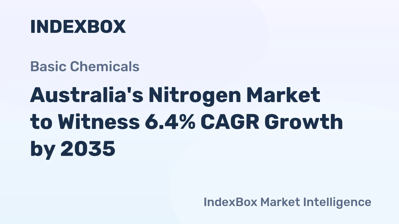 Australia's Nitrogen Market to Witness 6.4% CAGR Growth by 2035