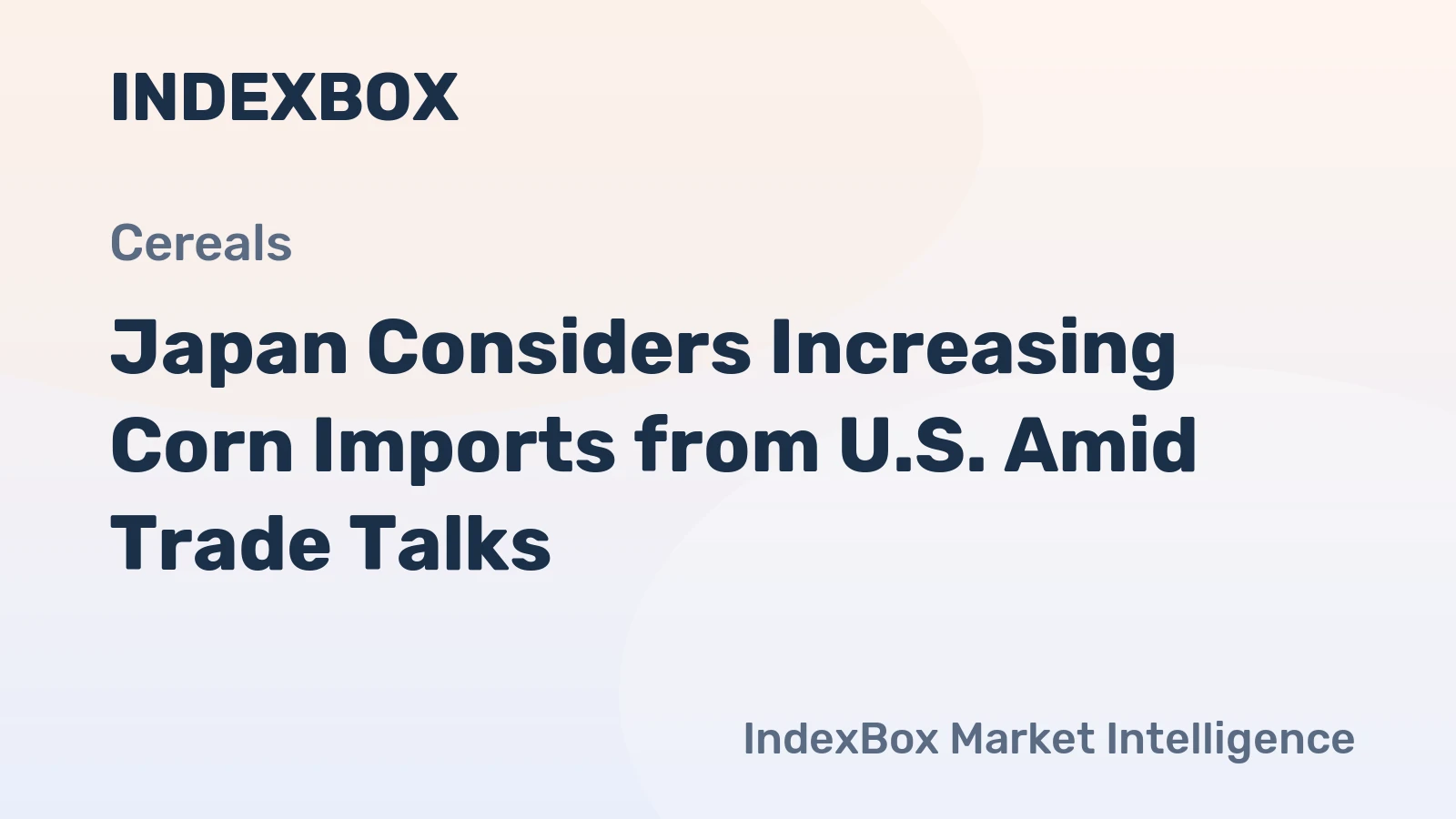 Japan Considers Increasing Corn Imports from U.S. Amid Trade Talks