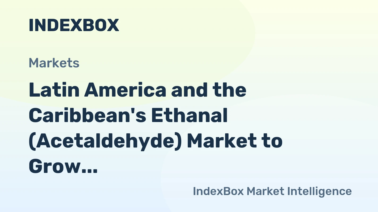 Latin America and the Caribbean's Ethanal (Acetaldehyde) Market to Grow at 0.2% CAGR, Reaching 106K Tons by 2035