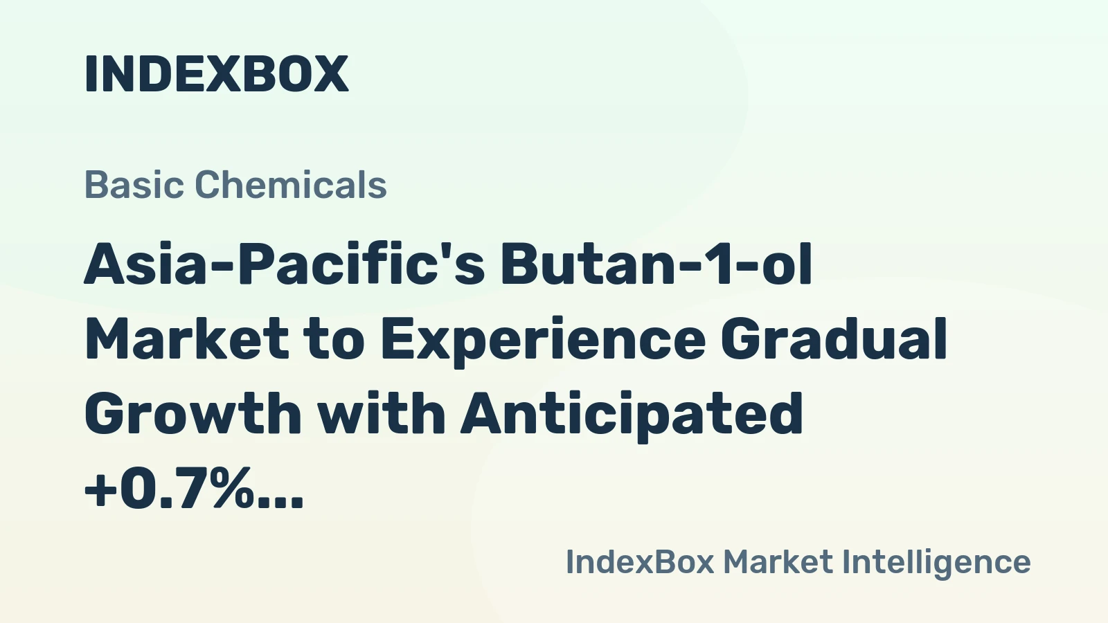 Asia-Pacific's Butan-1-ol Market to Experience Gradual Growth with Anticipated +0.7% CAGR by 2035