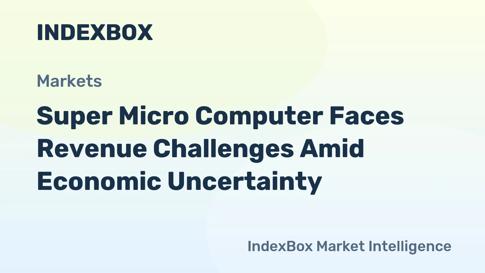 Super Micro Computer Faces Revenue Challenges Amid Economic Uncertainty