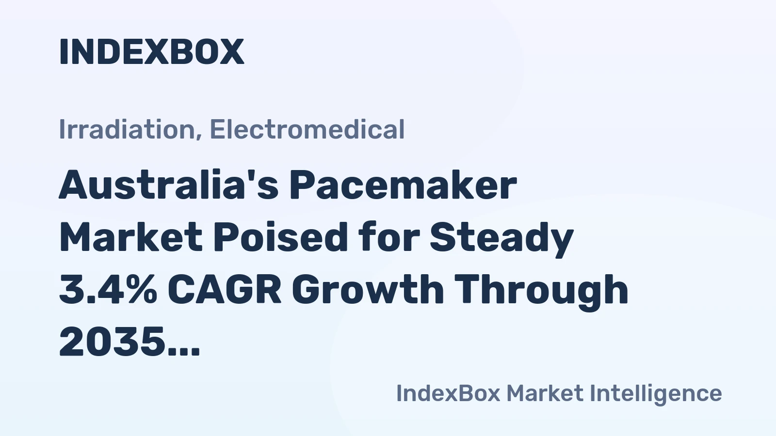 Australia's Pacemaker Market Poised for Steady 3.4% CAGR Growth Through 2035