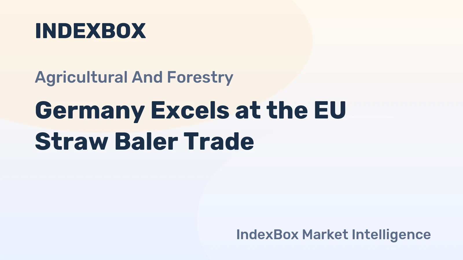 Germany Excels at the EU Straw Baler Trade