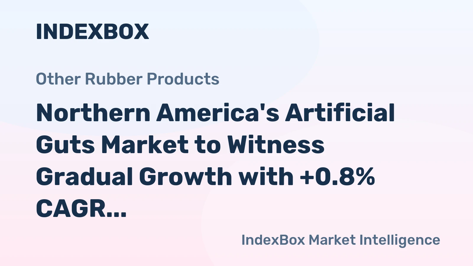 Northern America's Artificial Guts Market to Witness Gradual Growth with +0.8% CAGR