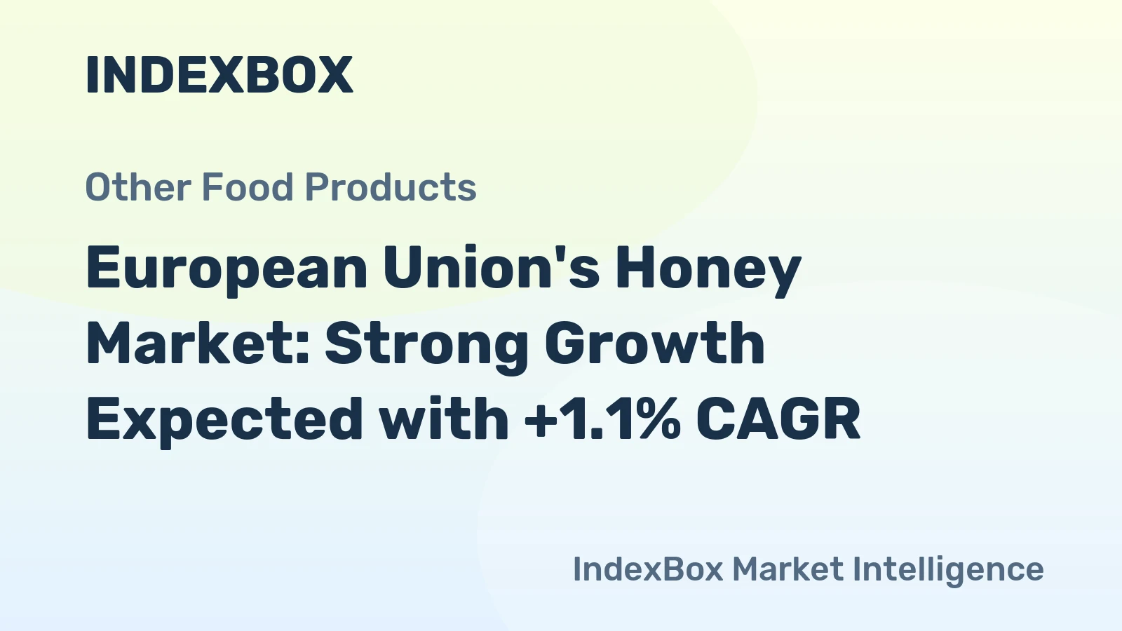 European Union's Honey Market: Strong Growth Expected with +1.1% CAGR