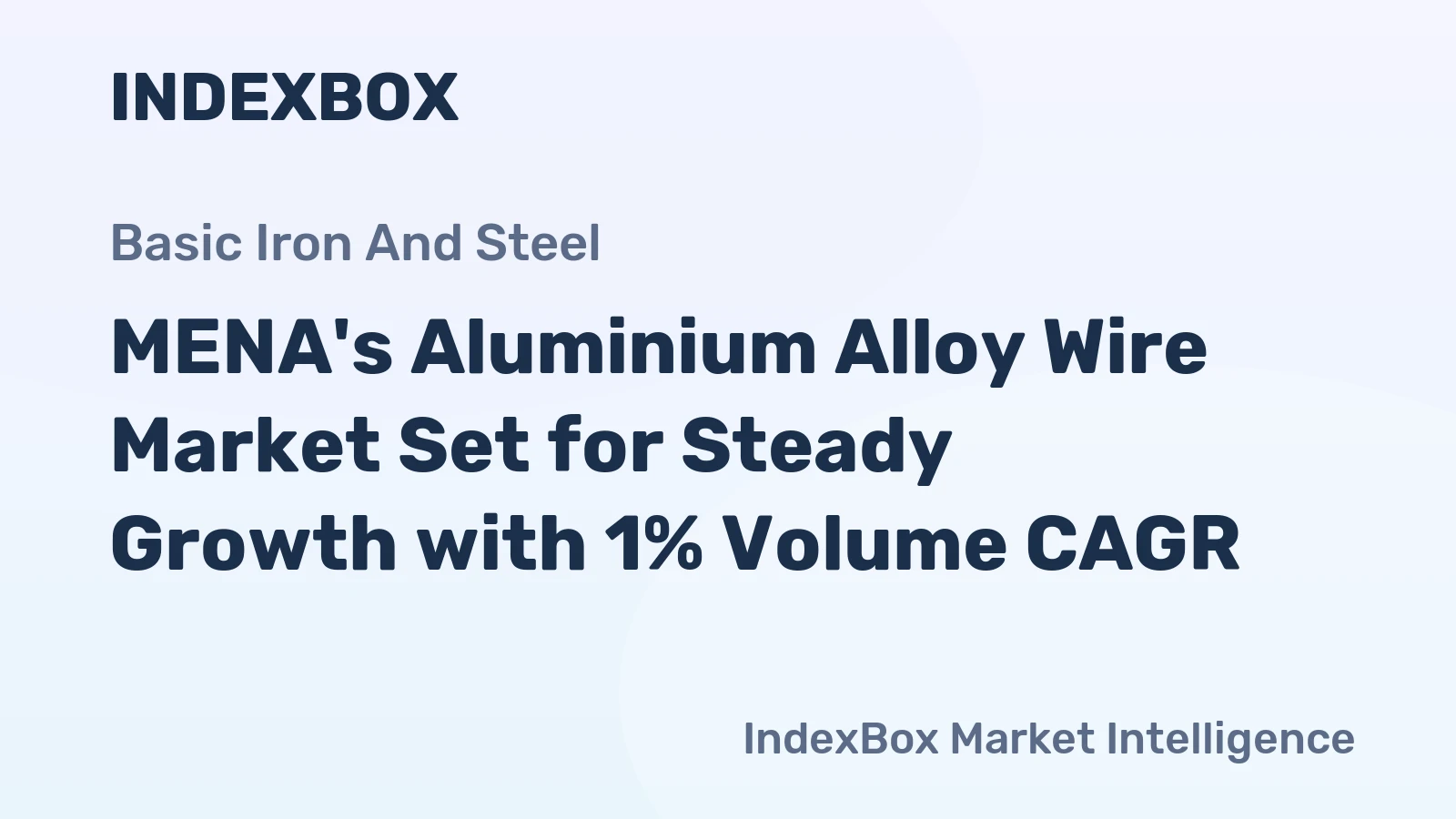 MENA's Aluminium Alloy Wire Market Set for Steady Growth with 1% Volume CAGR