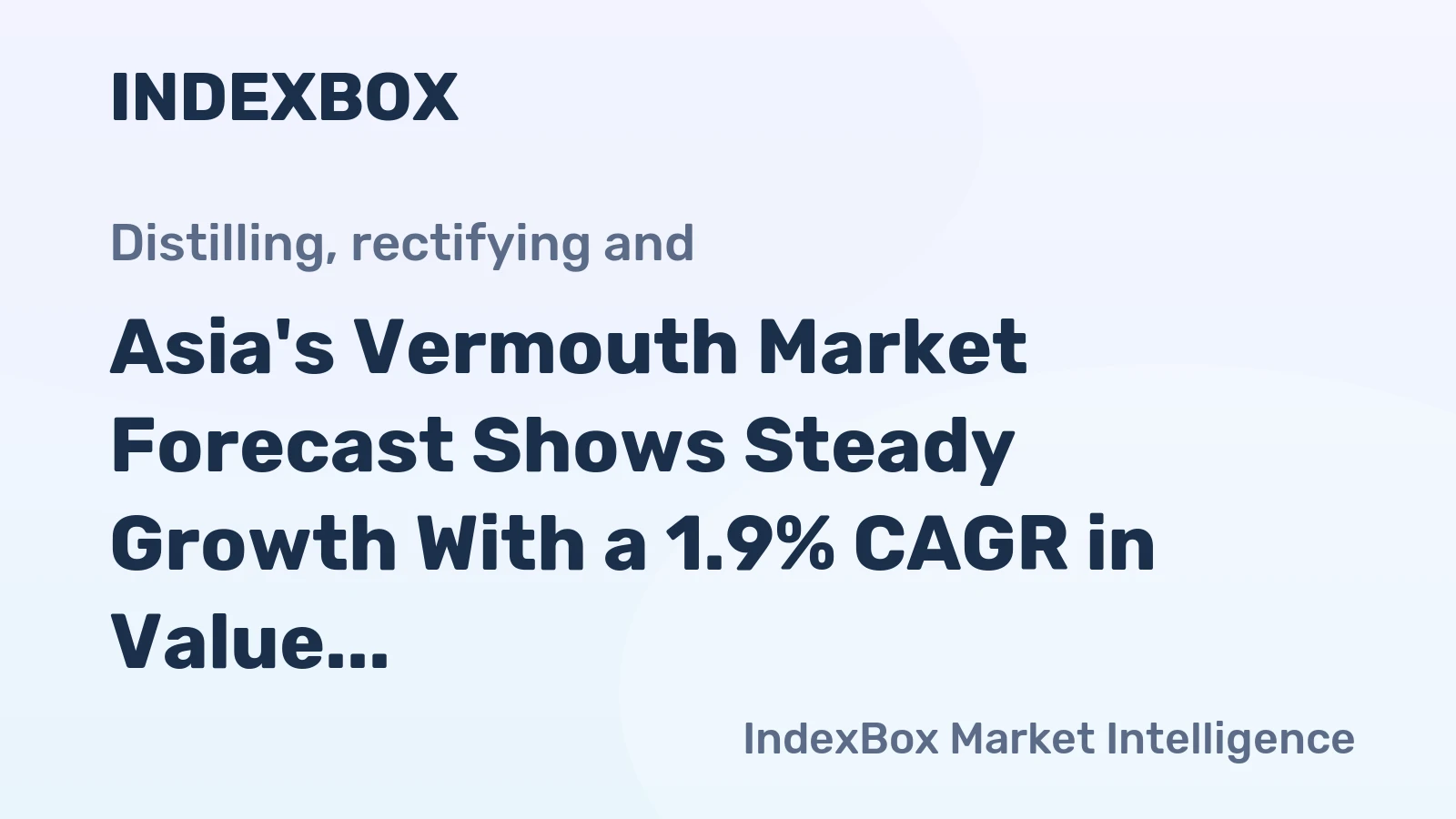 Asia's Vermouth Market Forecast Shows Steady Growth With a 1.9% CAGR in Value Through 2035