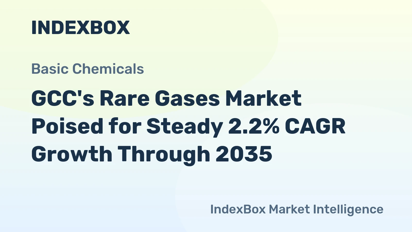GCC's Rare Gases Market Poised for Steady 2.2% CAGR Growth Through 2035