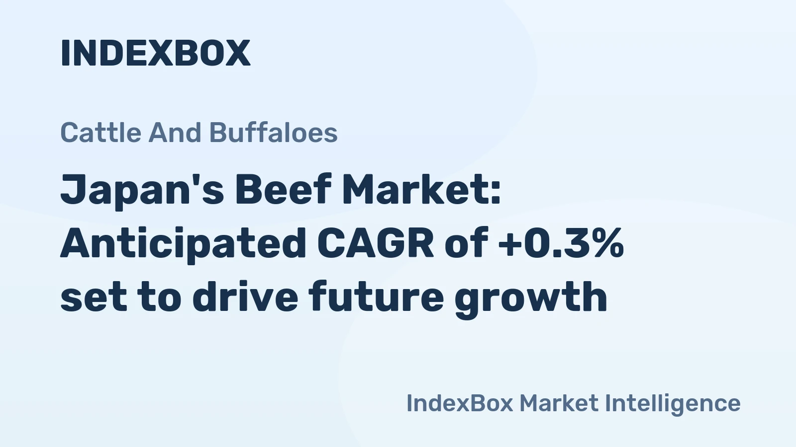 Japan's Beef Market: Anticipated CAGR of +0.3% set to drive future growth
