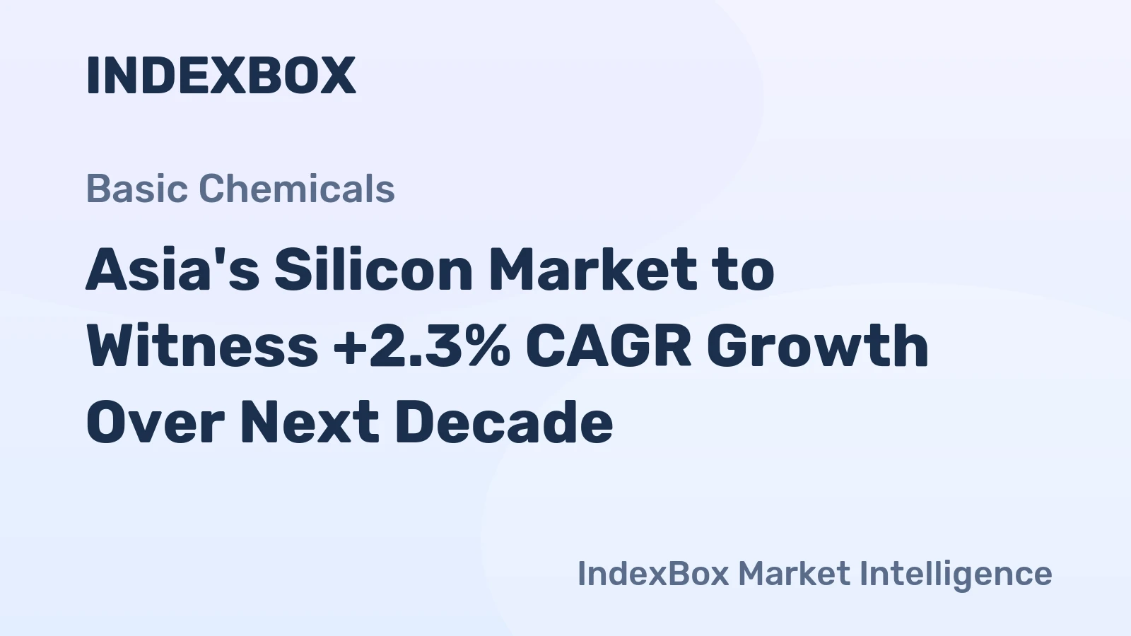 Asia's Silicon Market to Witness +2.3% CAGR Growth Over Next Decade