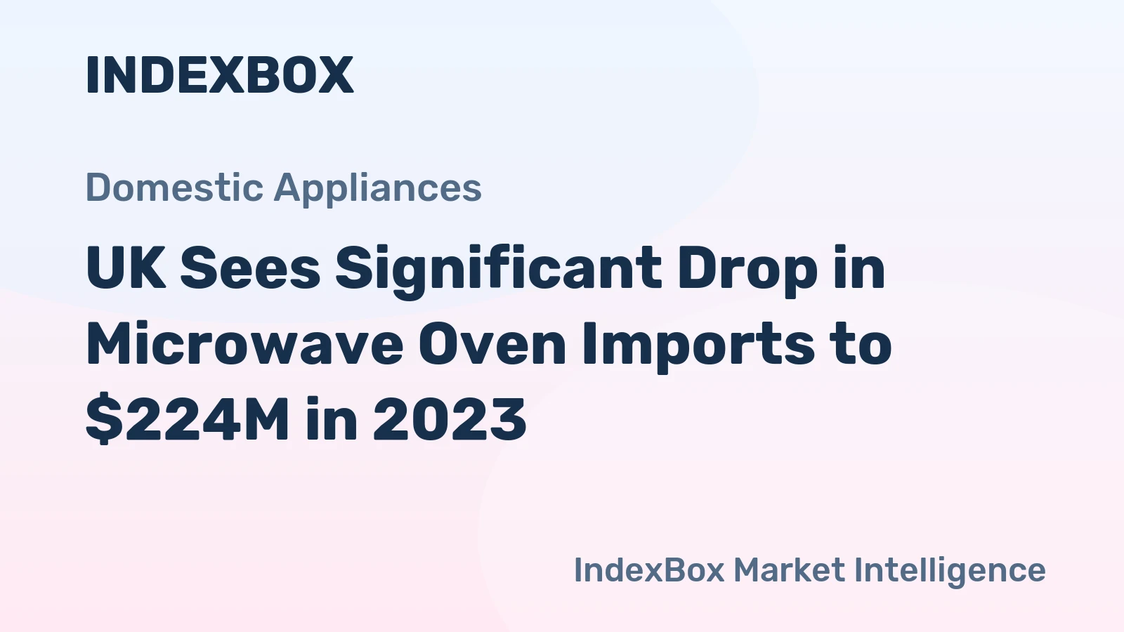 UK Sees Significant Drop in Microwave Oven Imports to $224M in 2023
