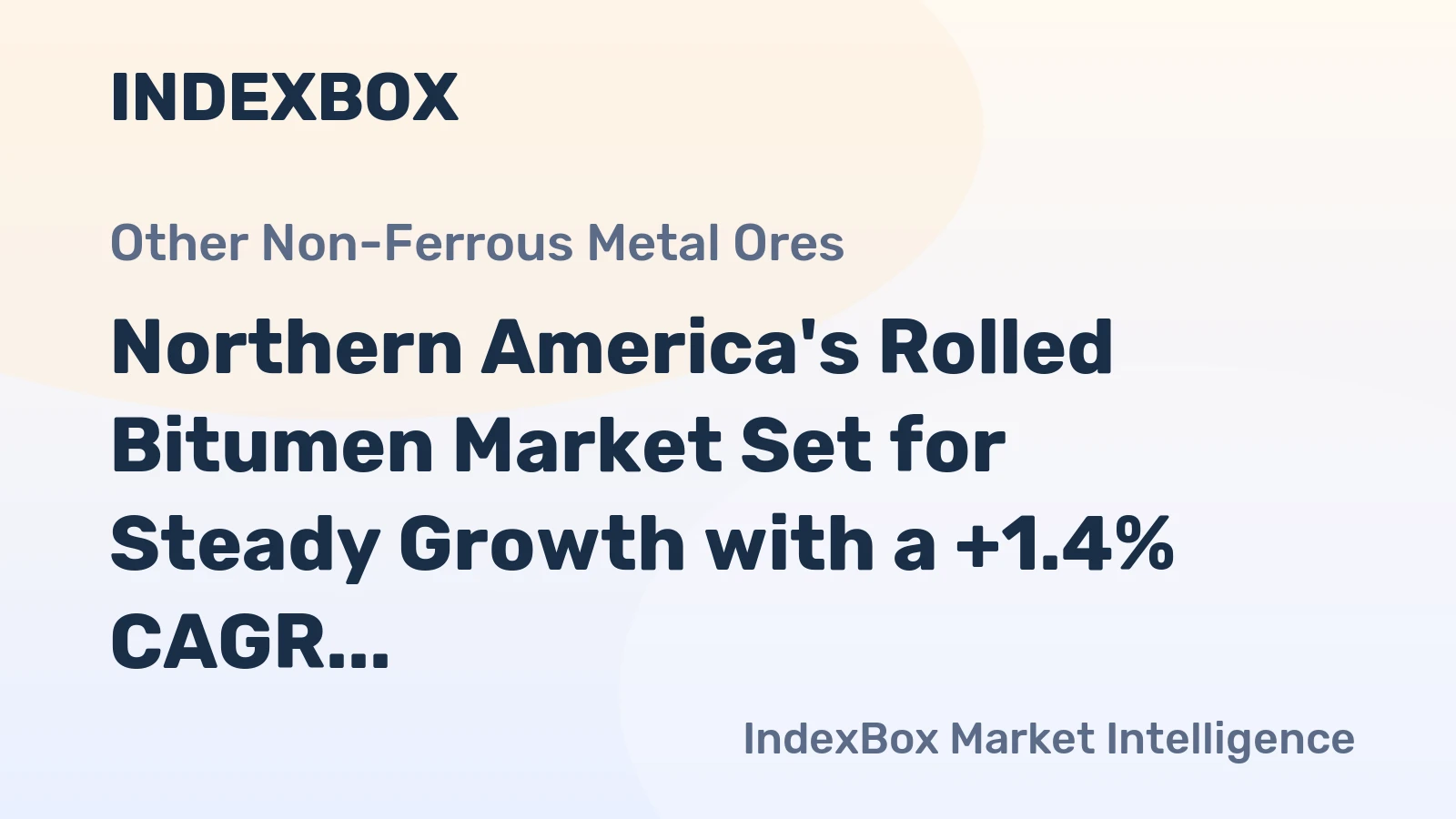 Northern America's Rolled Bitumen Market Set for Steady Growth with a +1.4% CAGR