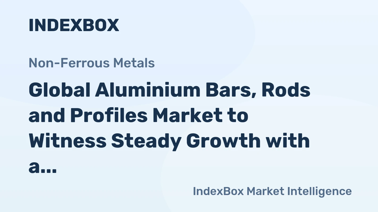 Global Aluminium Bars, Rods and Profiles Market to Witness Steady Growth with a CAGR of +1.7% from 2024 to 2035
