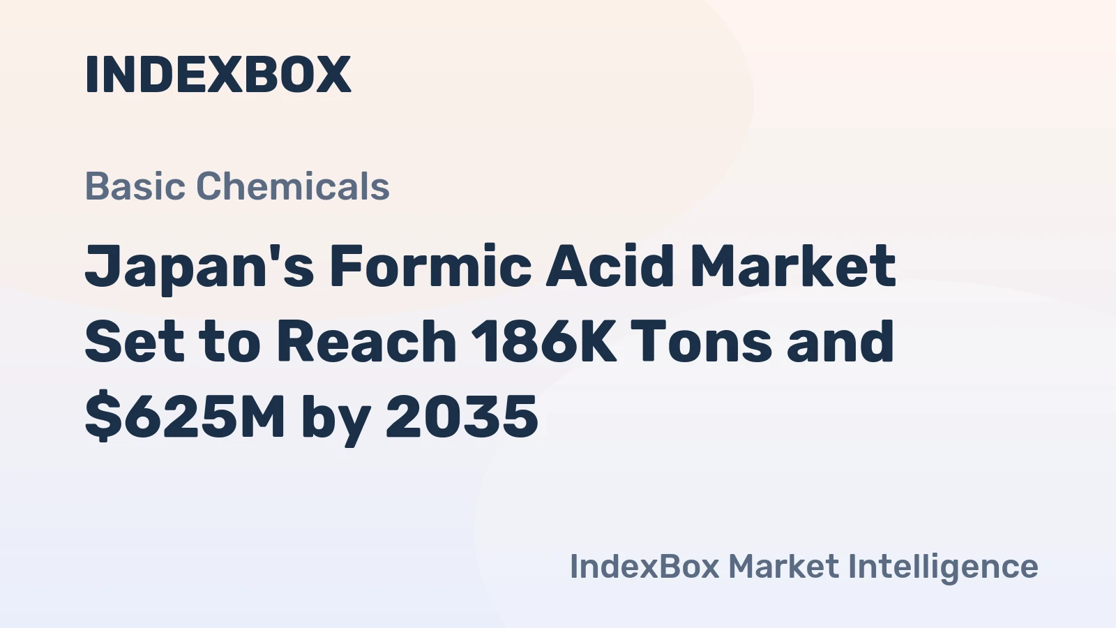 Japan's Formic Acid Market Set to Reach 186K Tons and $625M by 2035