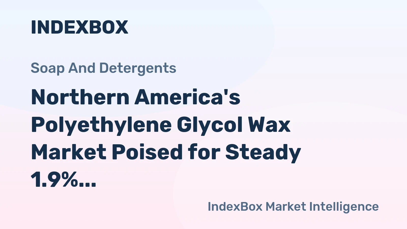 Northern America's Polyethylene Glycol Wax Market Poised for Steady 1.9% CAGR Growth Through 2035