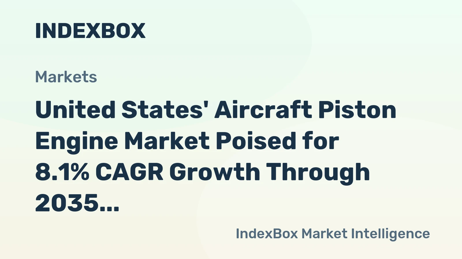 United States' Aircraft Piston Engine Market Poised for 8.1% CAGR Growth Through 2035