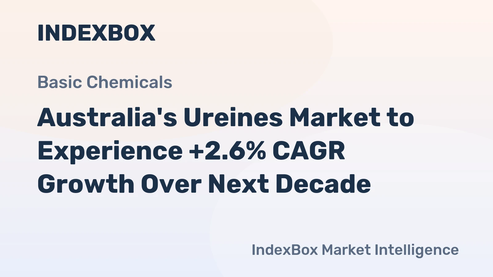 Australia's Ureines Market to Experience +2.6% CAGR Growth Over Next Decade