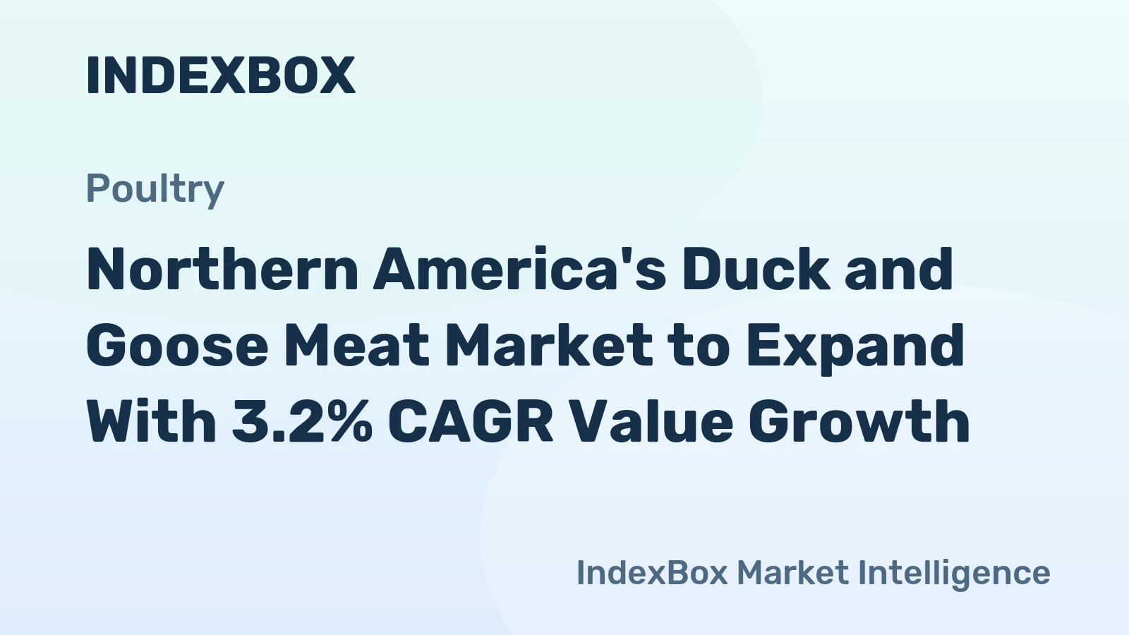Northern America's Duck and Goose Meat Market to Expand With 3.2% CAGR Value Growth