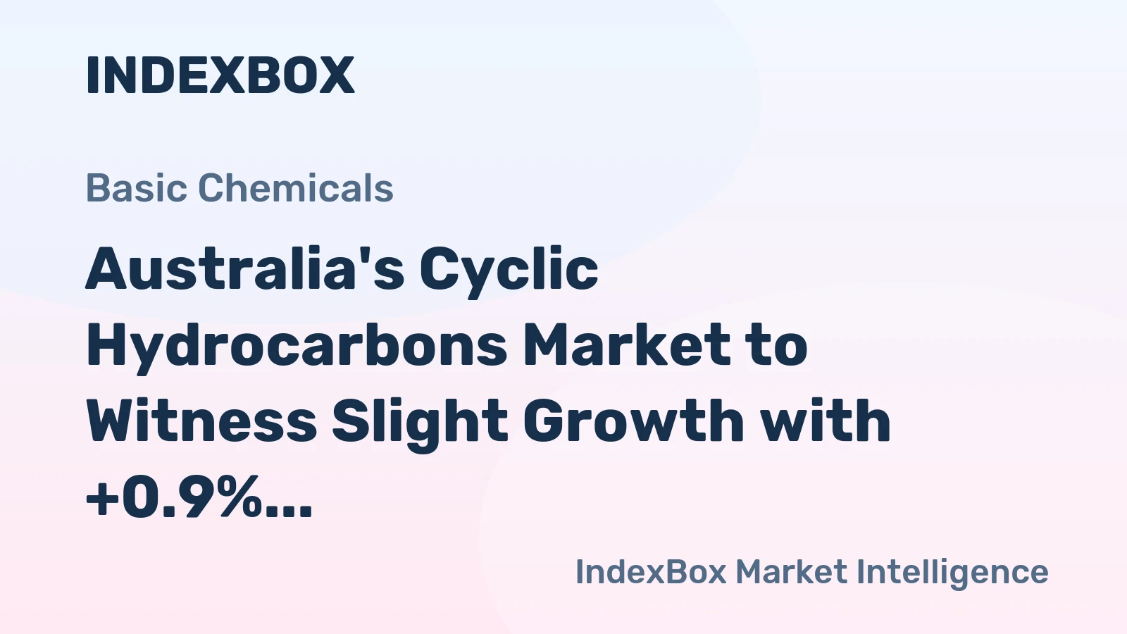 Australia's Cyclic Hydrocarbons Market to Witness Slight Growth with +0.9% CAGR
