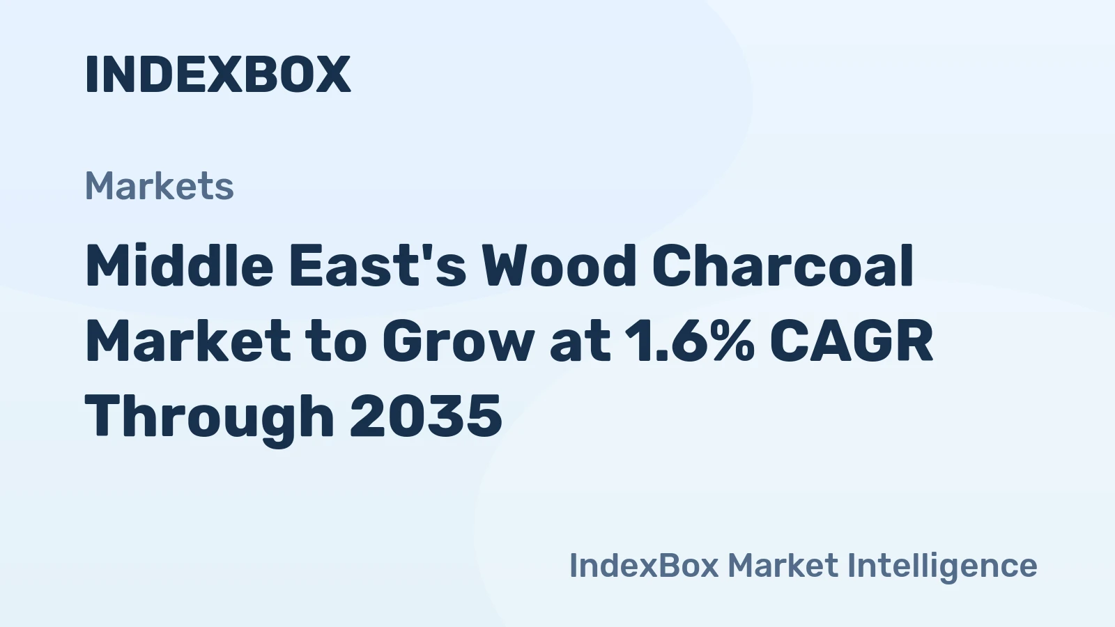 Middle East's Wood Charcoal Market to Grow at 1.6% CAGR Through 2035