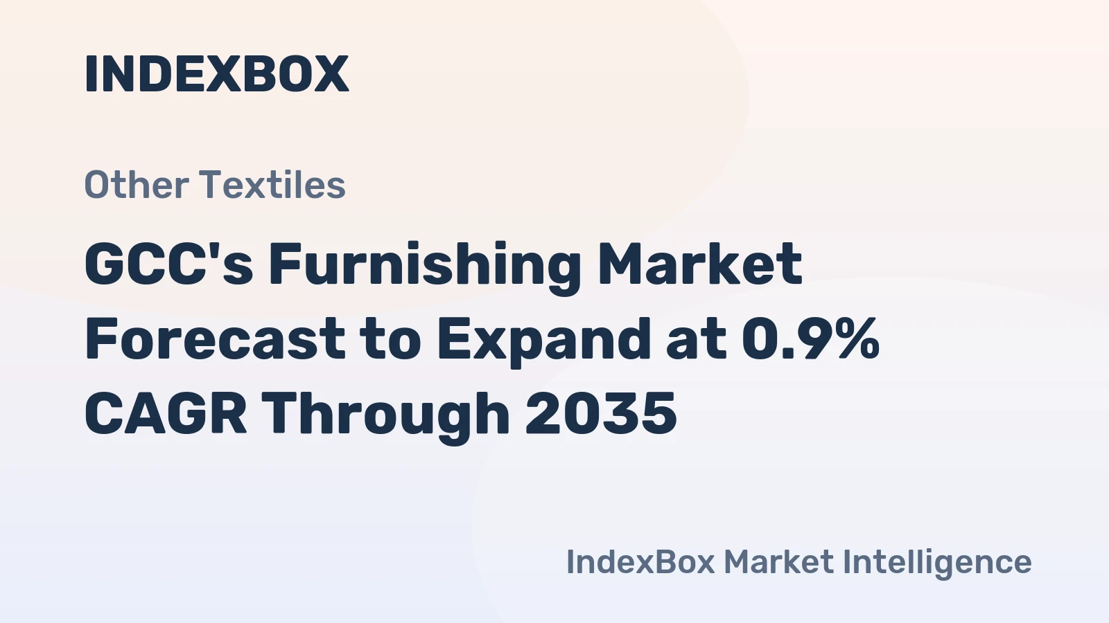 GCC's Furnishing Market Forecast to Expand at 0.9% CAGR Through 2035