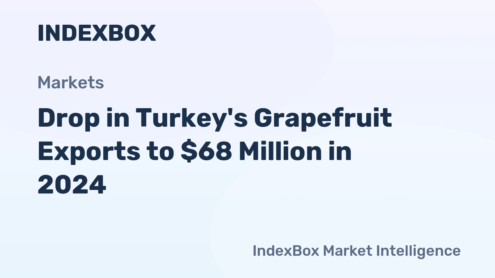 Drop in Turkey's Grapefruit Exports to $68 Million in 2024