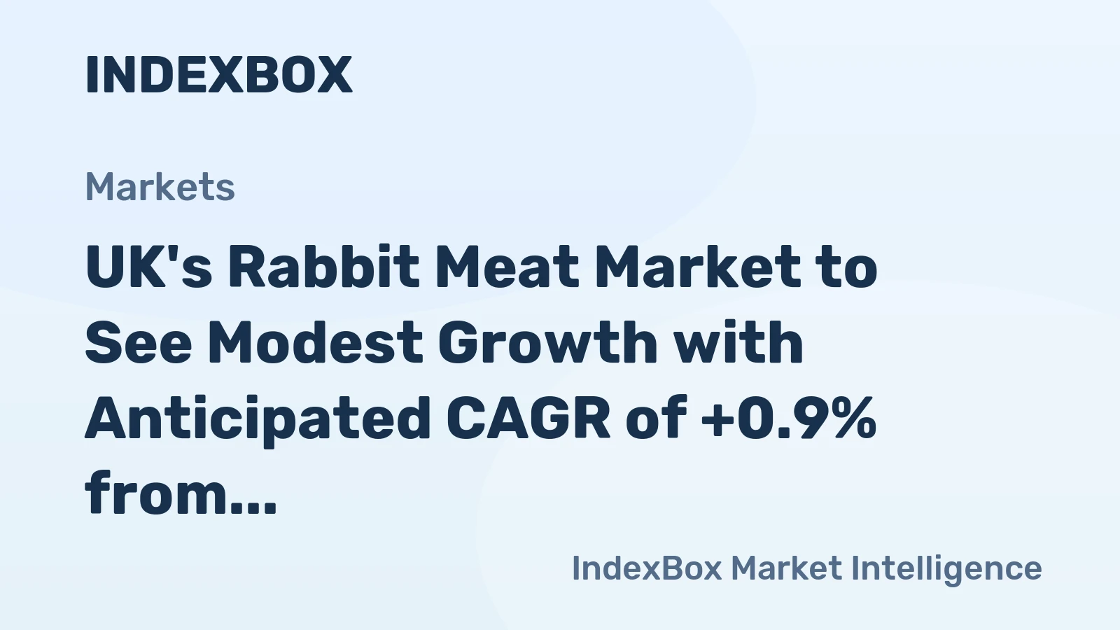 UK's Rabbit Meat Market to See Modest Growth with Anticipated CAGR of +0.9% from 2024 to 2035