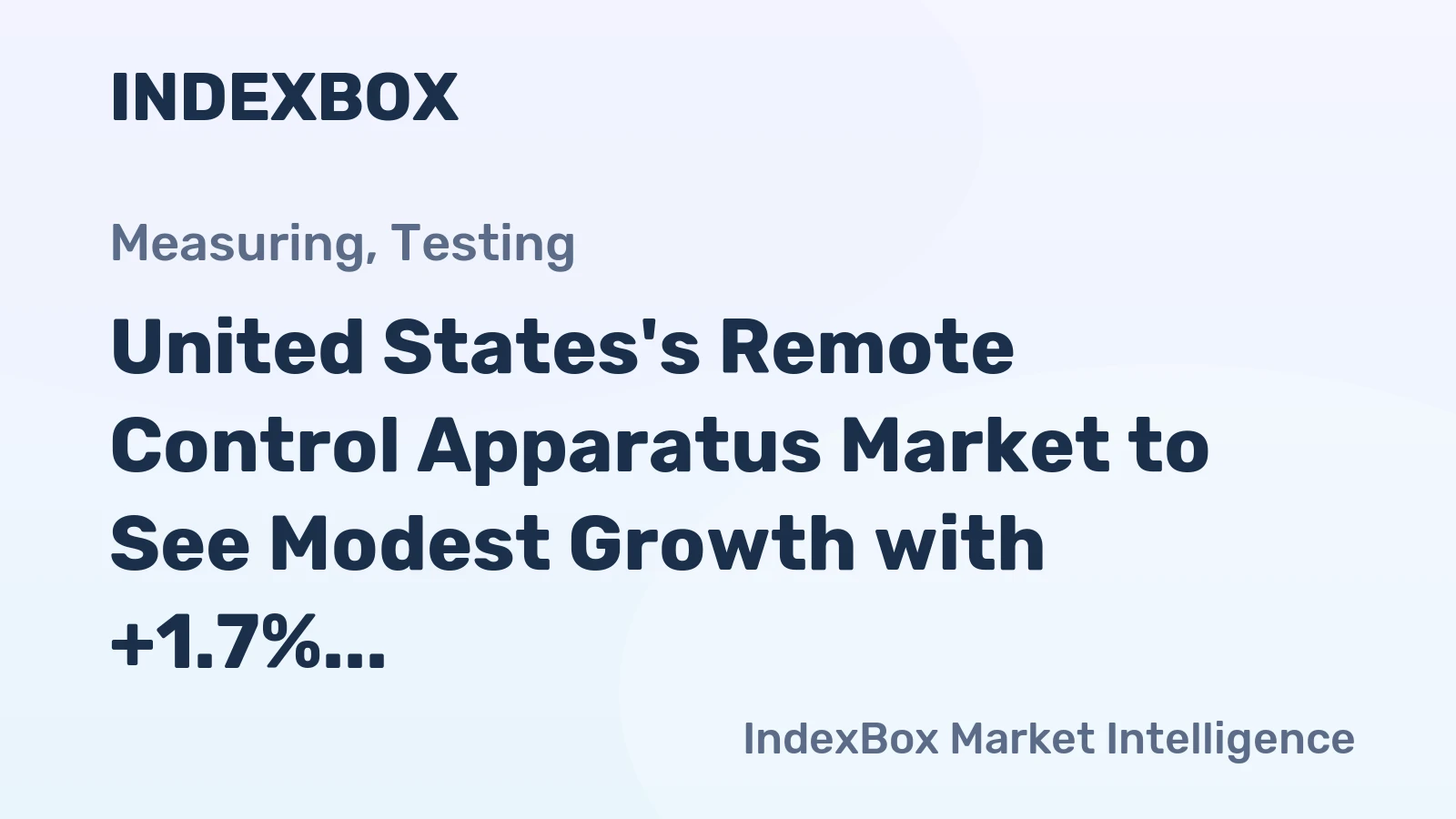 United States's Remote Control Apparatus Market to See Modest Growth with +1.7% CAGR Reaching 144M Units by 2035