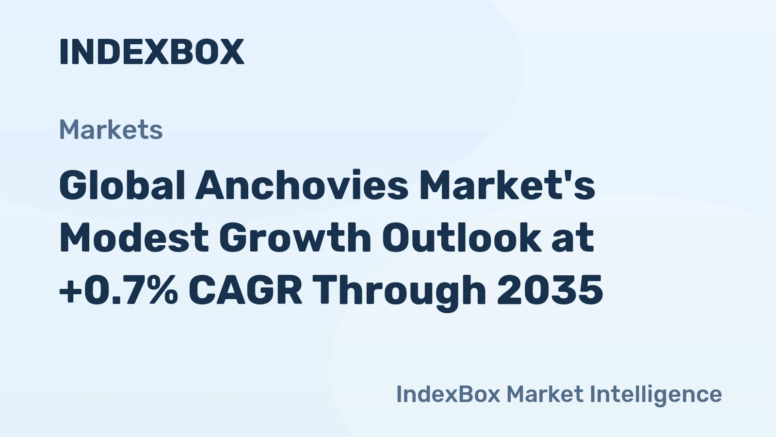 Global Anchovies Market's Modest Growth Outlook at +0.7% CAGR Through 2035