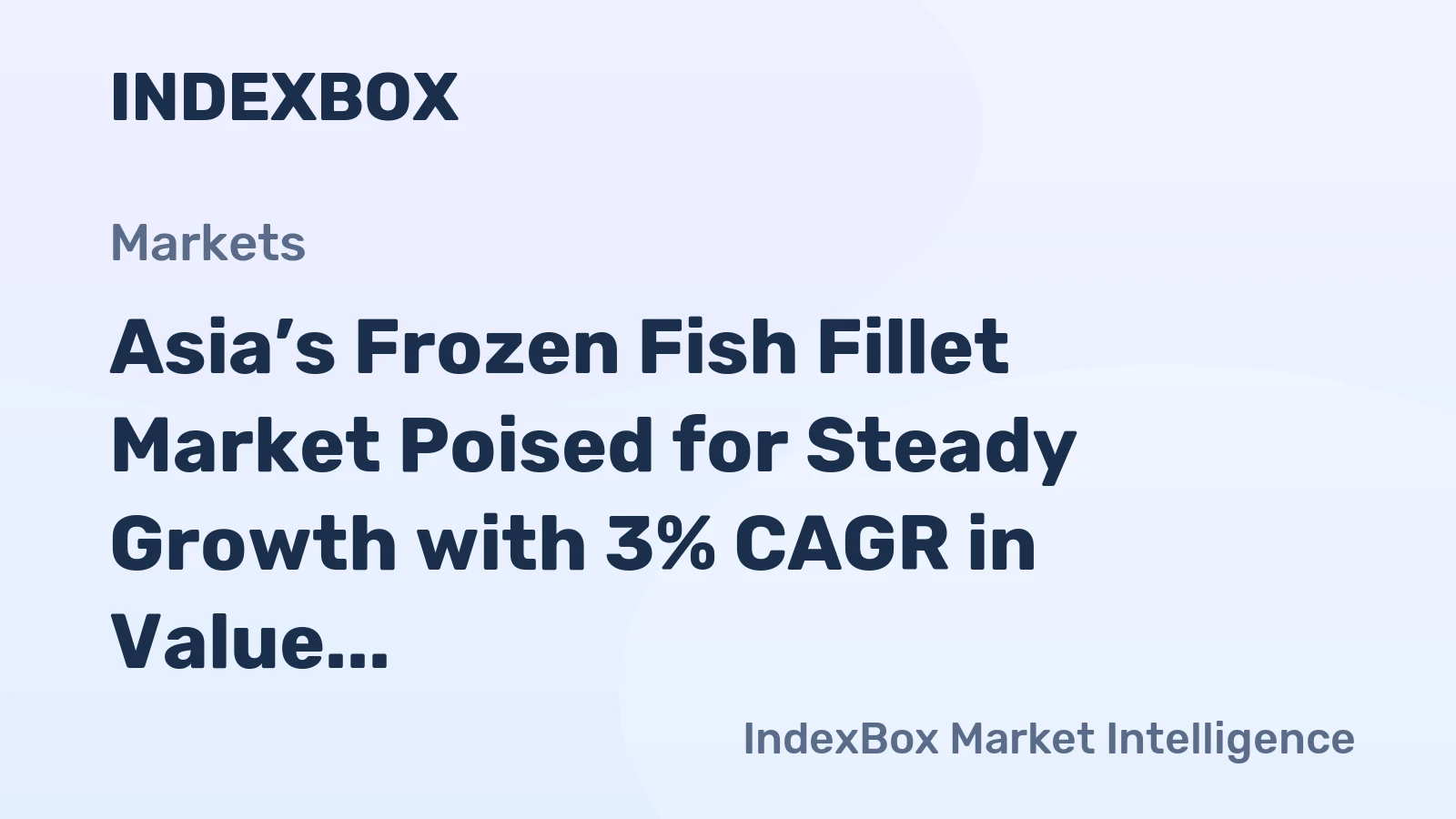 Asia’s Frozen Fish Fillet Market Poised for Steady Growth with 3% CAGR in Value Through 2035