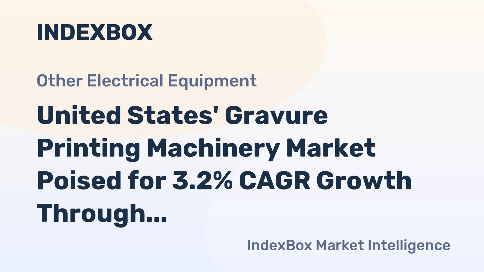 United States' Gravure Printing Machinery Market Poised for 3.2% CAGR Growth Through 2035